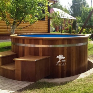 Деревянные купели для бани купить от производителя в Москве - BARELWOOD