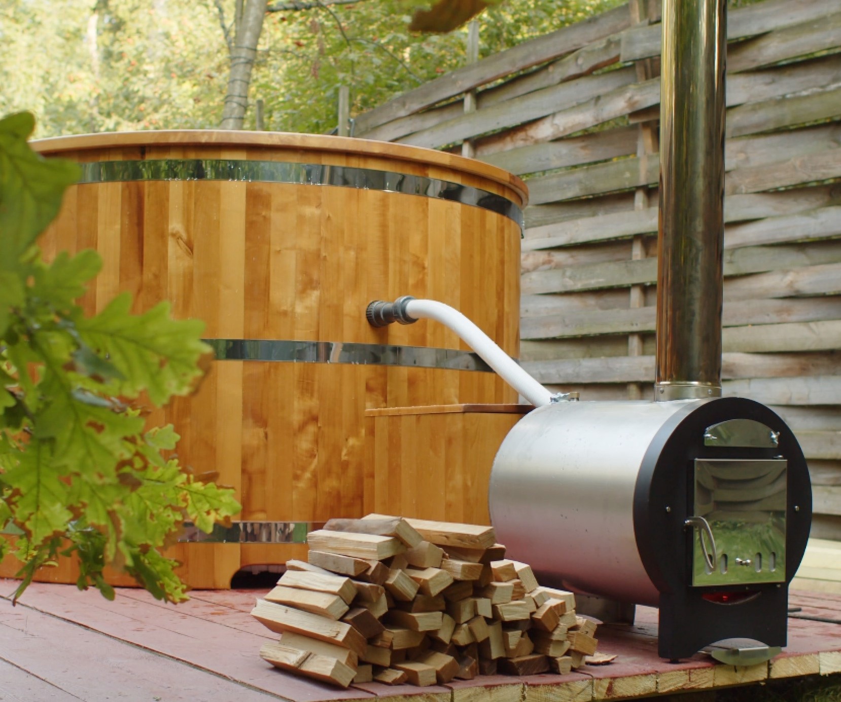 Using a wood-burning baptistry with a stove - BARELWOOD